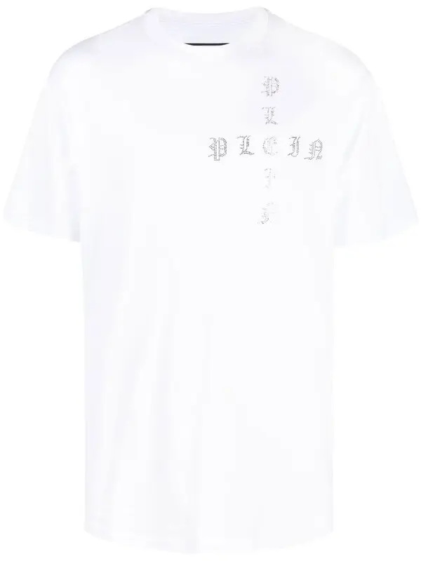 Philipp Plein Gothic Plein Short-sleeve T-shirt - White