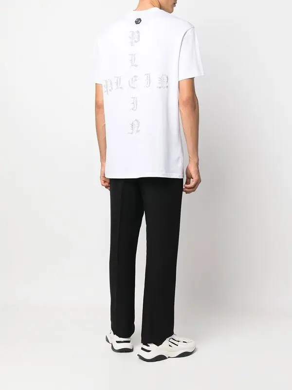 Philipp Plein Gothic Plein Short-sleeve T-shirt - White