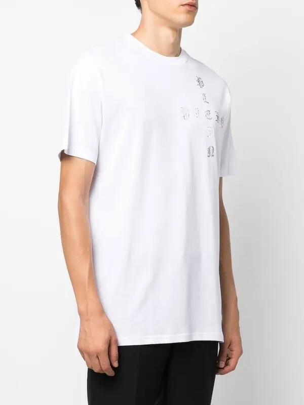 Philipp Plein Gothic Plein Short-sleeve T-shirt - White