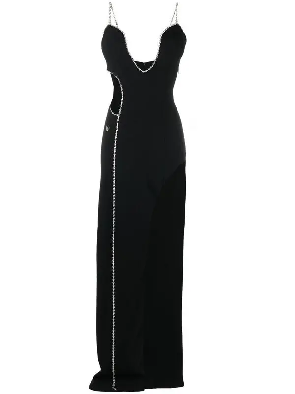 Philipp Plein Embellished Maxi Dress
