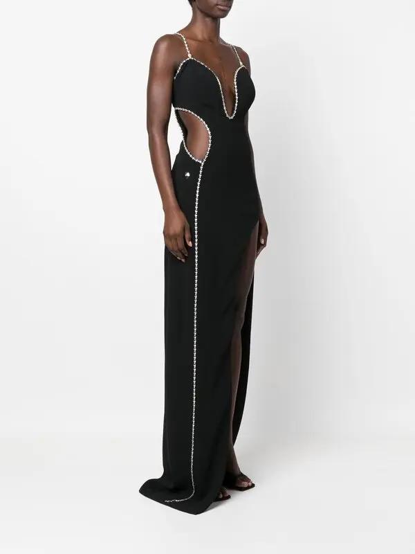Philipp Plein Embellished Maxi Dress