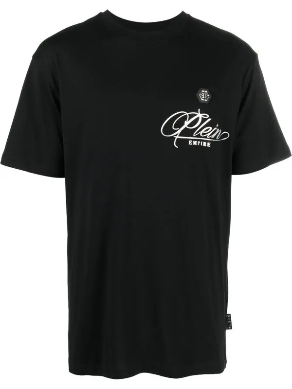 Philipp Plein Logo-print Short-sleeved T-shirt - Black