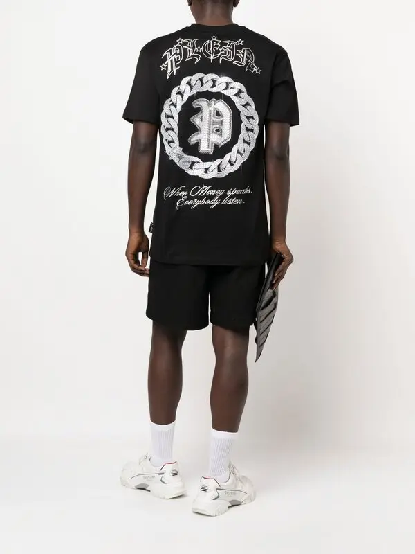 Philipp Plein Logo-print Short-sleeved T-shirt - Black