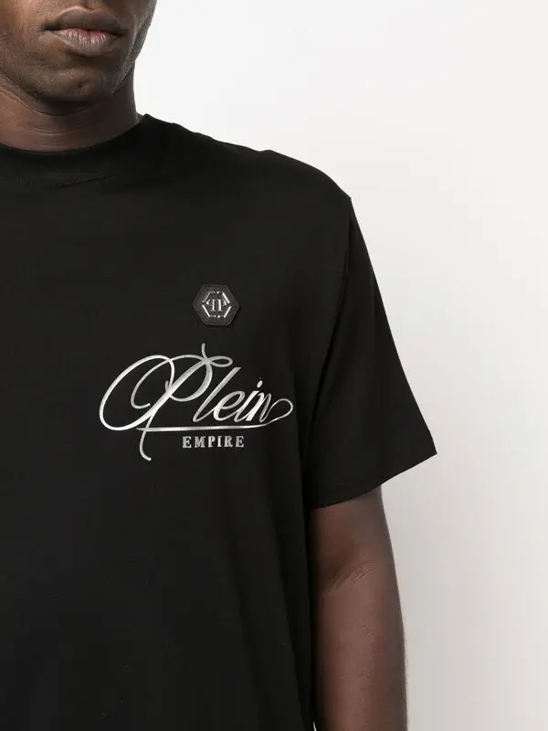 Philipp Plein Logo-print Short-sleeved T-shirt - Black