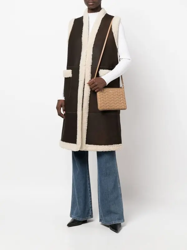 COCCINELLE Quilted Leather Crossbody Bag