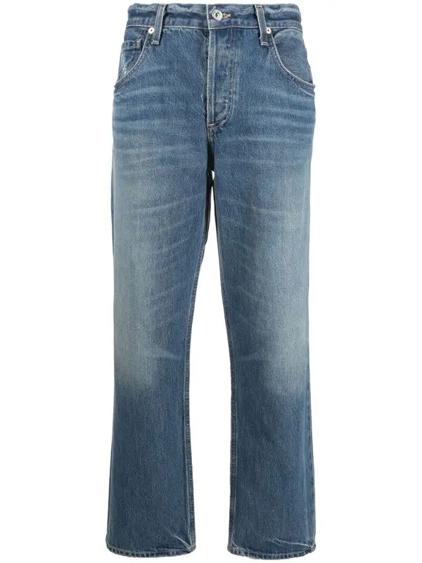 Citizens Of Humanity High-rise Straight-leg Jeans