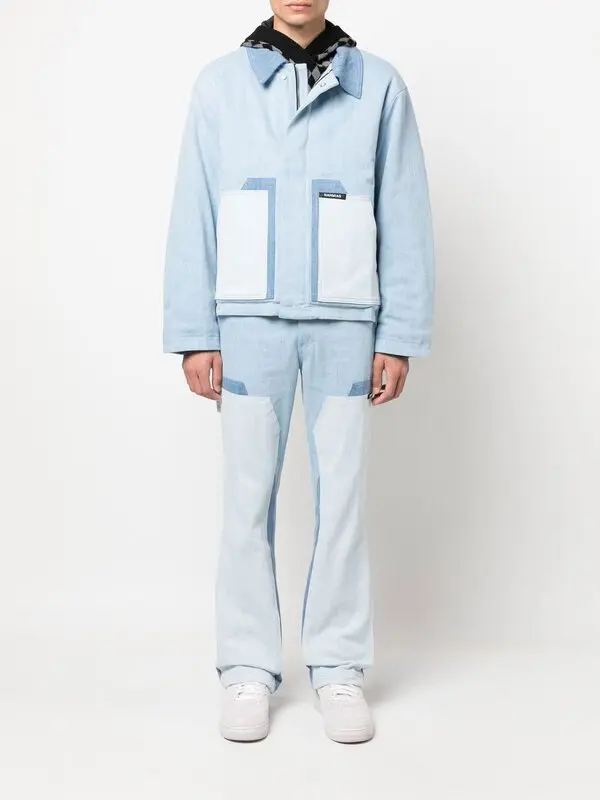 NAHMIAS Straight-leg Panelled Jeans