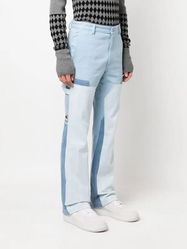 NAHMIAS Straight-leg Panelled Jeans