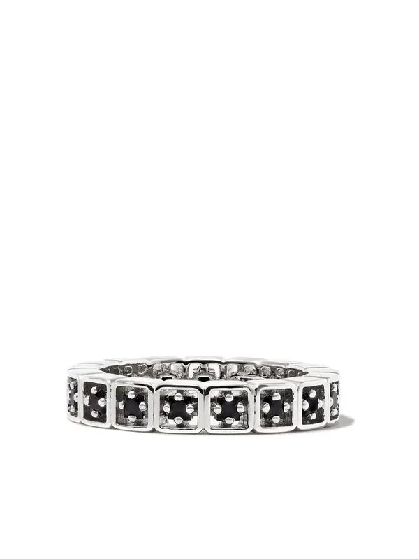SUZANNE KALAN 18kt White Gold Mini Sapphire Ring