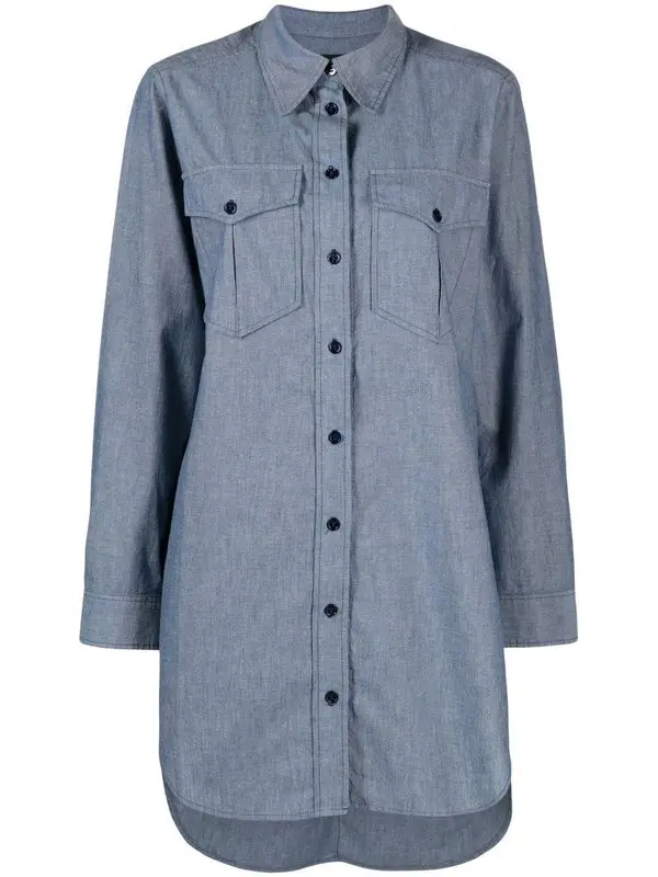 Isabel Marant Étoile Bridget Chambray Shirt Dress