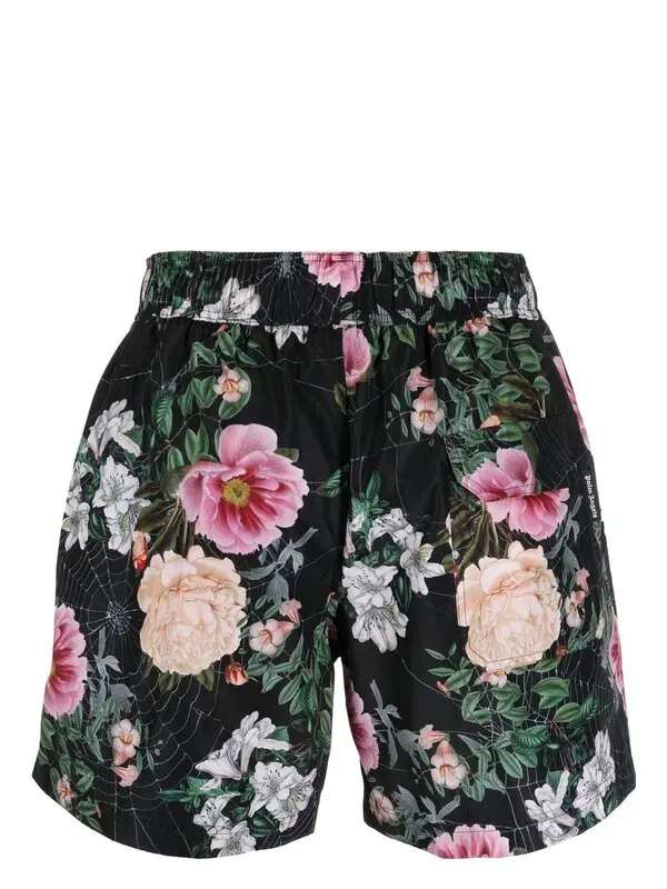 Palm Angels Spring Floral-print Swim Shorts