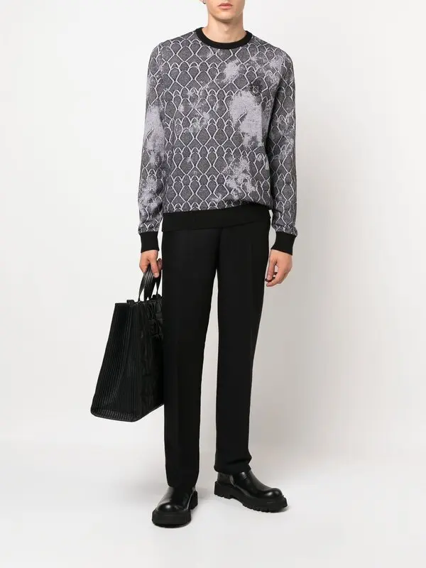BILLIONAIRE Distressed Knitted Jumper