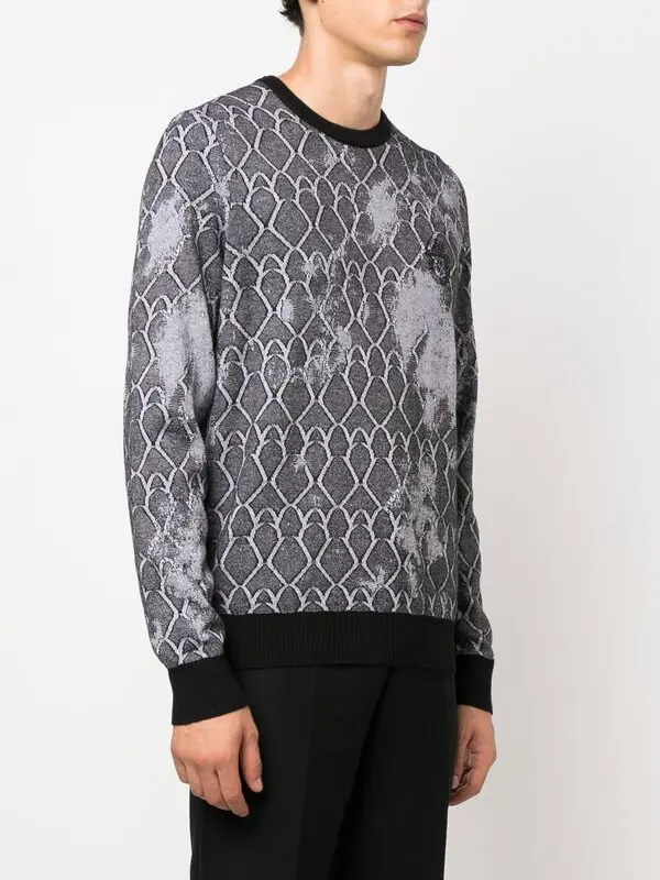 BILLIONAIRE Distressed Knitted Jumper