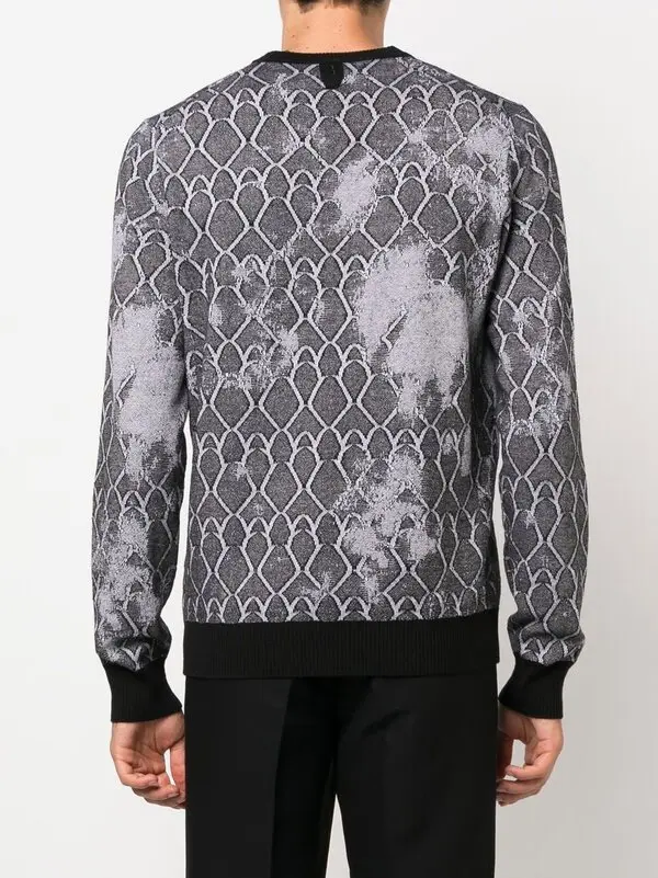 BILLIONAIRE Distressed Knitted Jumper