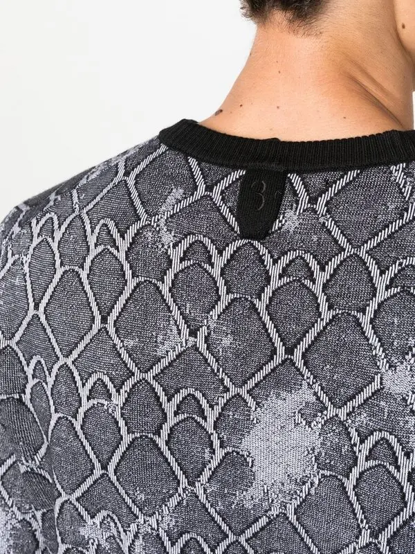 BILLIONAIRE Distressed Knitted Jumper