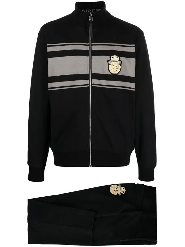 BILLIONAIRE Logo-crest Detail Tracksuit Set