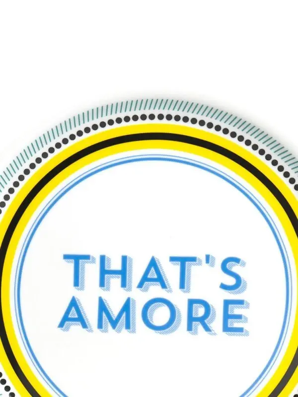 BITOSSI HOME 6 Piece That's Amore Pizza Plate Set