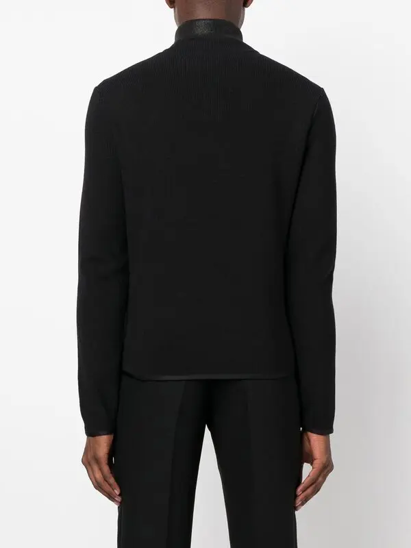 Moncler Logo-patch Knitted Cardigan