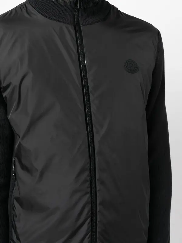 Moncler Logo-patch Knitted Cardigan
