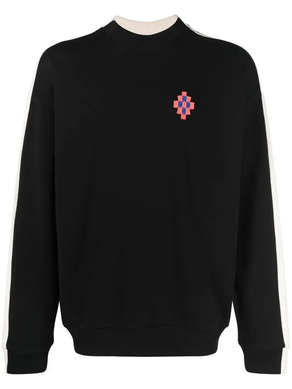 COUNTY OF MILAN Cross-patch Cotton Sweatshirt