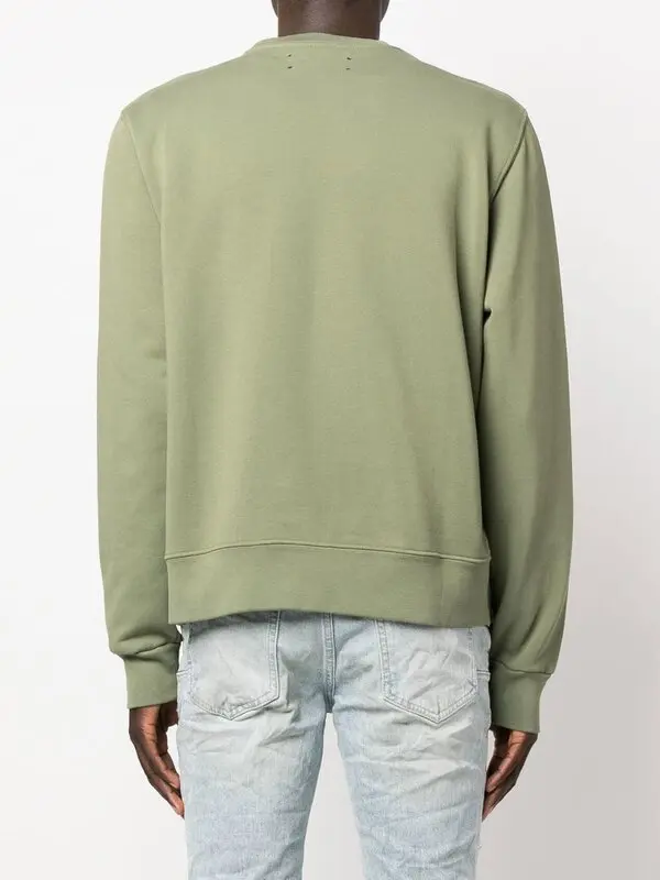 Amiri Logo Print Crew Neck Sweatshirt