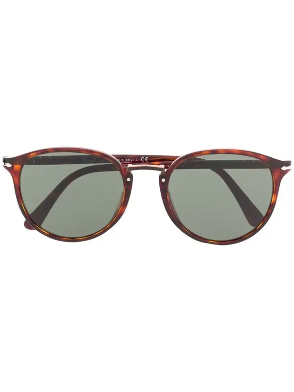 Persol Round Frame Sunglasses - Brown