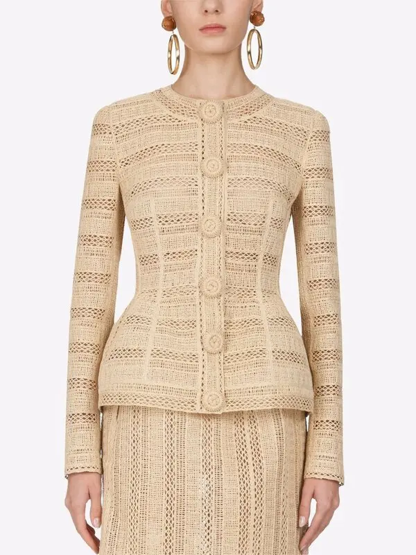 Dolce & Gabbana Embroidered Single-breasted Blazer