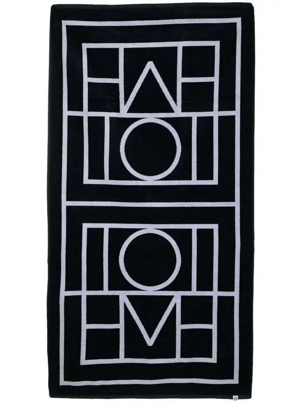 TOTEME Logo-jacquard Beach Towel