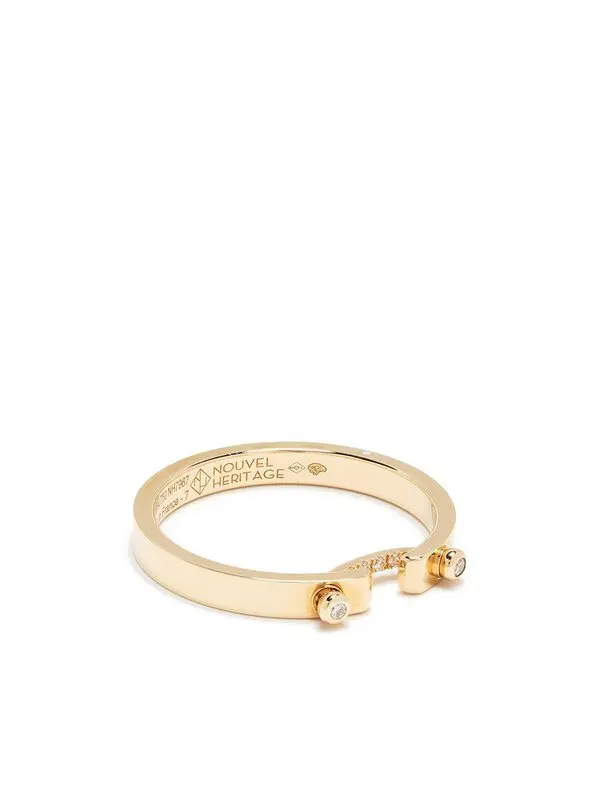 NOUVEL HERITAGE 18kt Yellow Diamond Ring - Gold