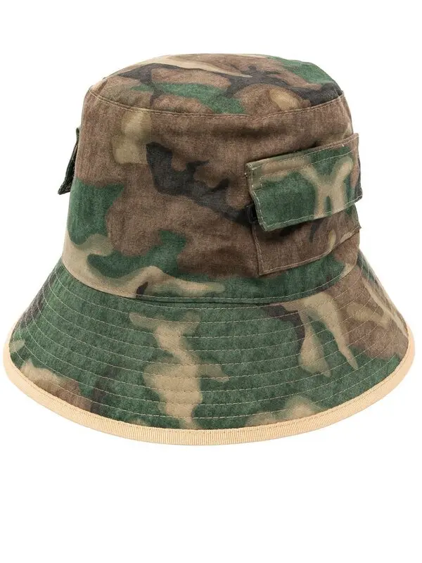 Dsquared2 Camouflage-print Bucket Hat - Green