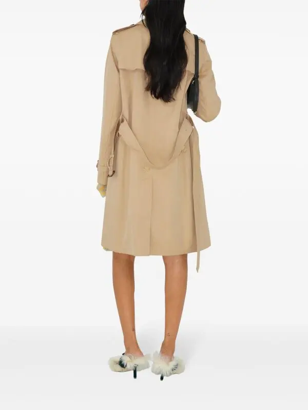 Burberry The Kensington Mid-length Trench Coat - Neutrals