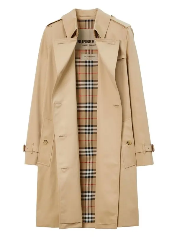Burberry The Kensington Mid-length Trench Coat - Neutrals