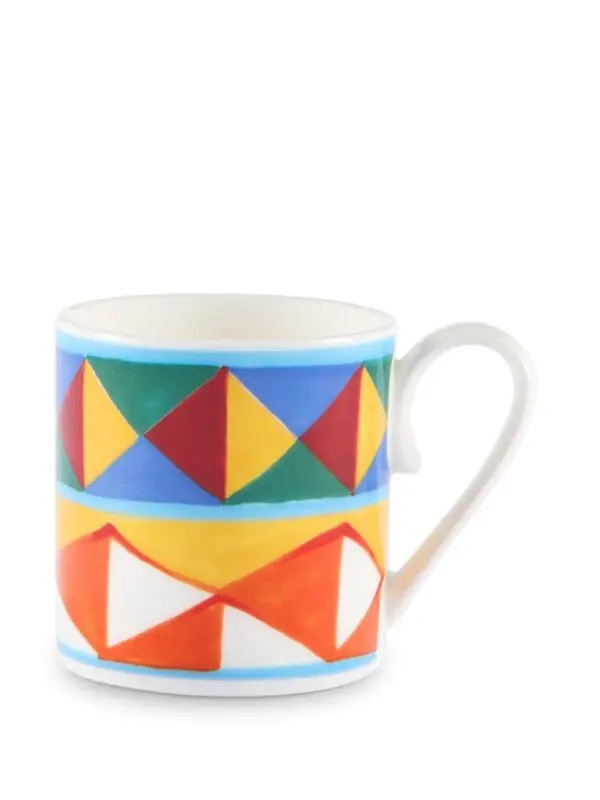 Dolce & Gabbana Geometric-pattern Porcelain Espresso-set