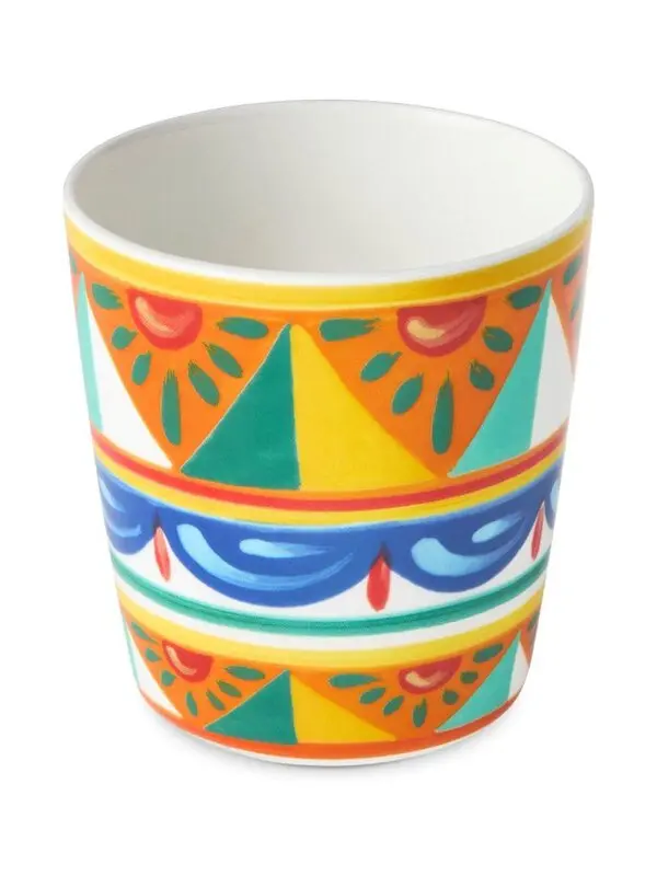 Dolce & Gabbana Geometric-pattern Porcelain Glass
