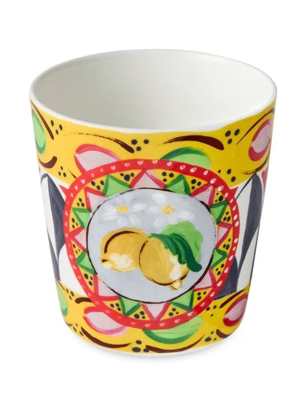 Dolce & Gabbana Carretto-print Porcelain Glass
