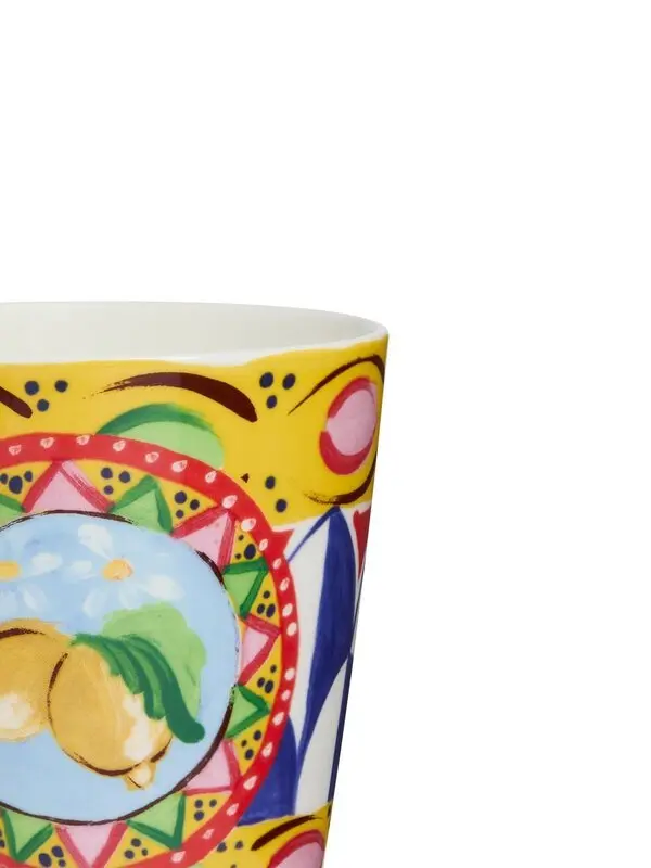 Dolce & Gabbana Carretto-print Porcelain Glass
