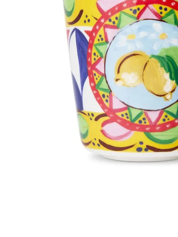 Dolce & Gabbana Carretto-print Porcelain Glass
