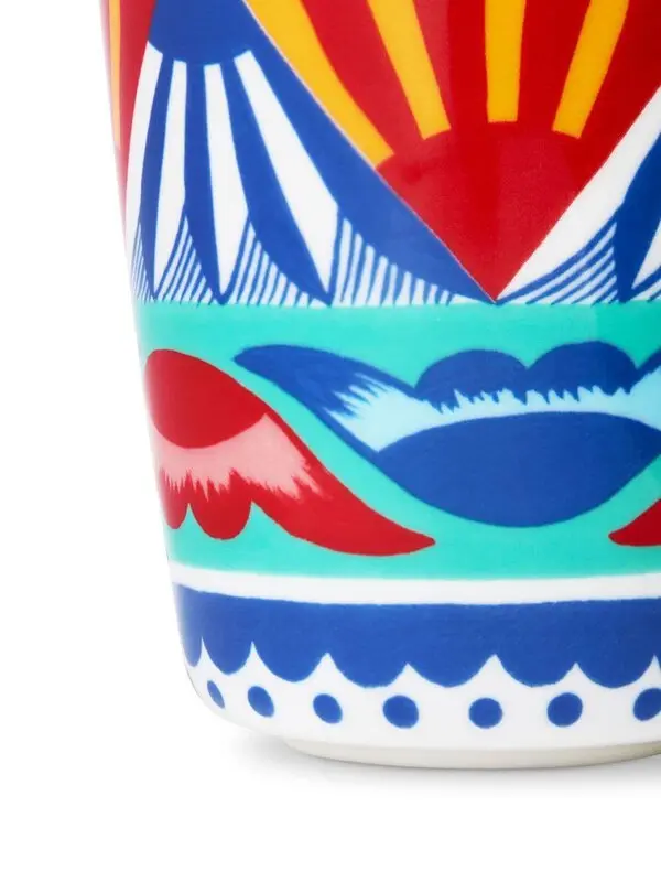 Dolce & Gabbana Carretto-print Porcelain Glass