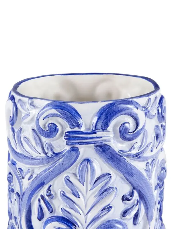 Dolce & Gabbana Mediterraneo-print Ceramic Vase - Blue