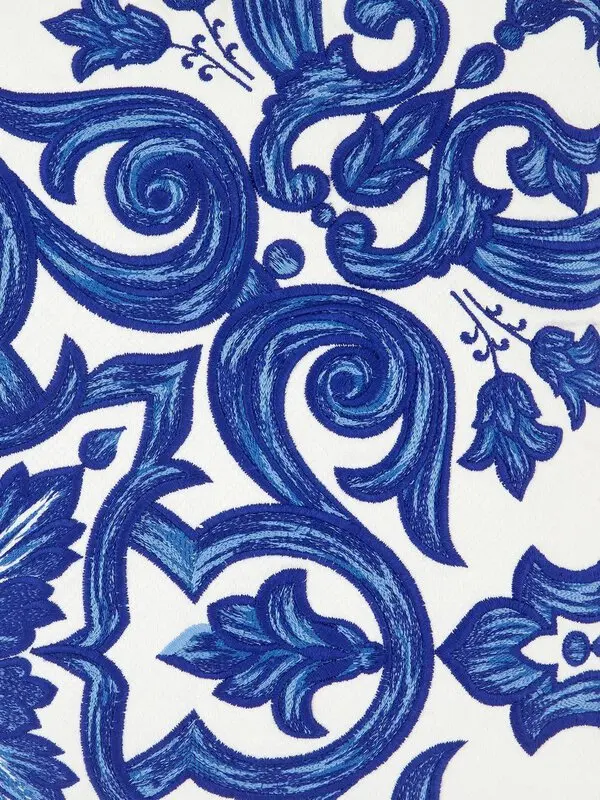 Dolce & Gabbana Embroidered Majolica-print Cushion