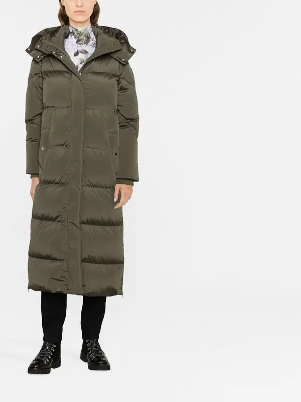 Woolrich Aurora Long Puffer Parka - Green