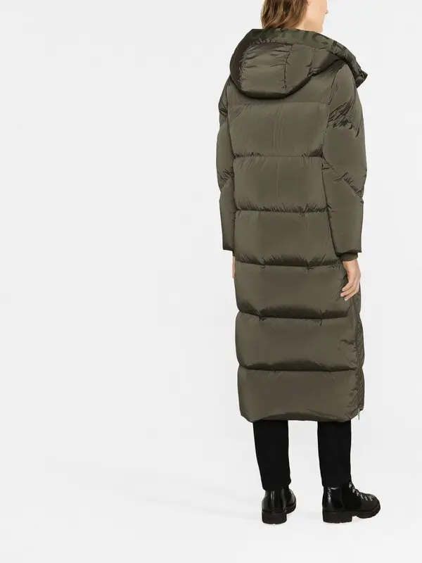 Woolrich Aurora Long Puffer Parka - Green
