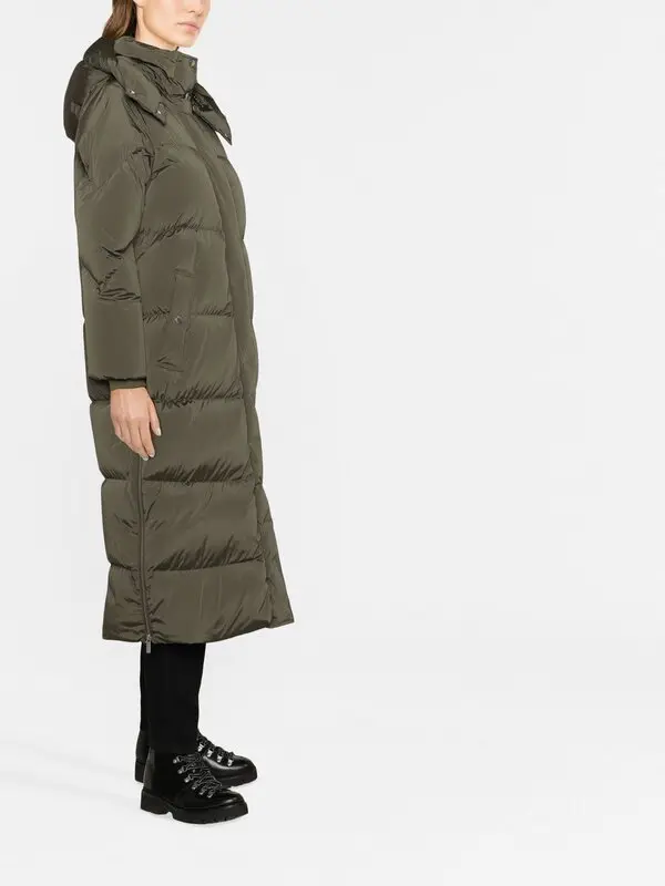 Woolrich Aurora Long Puffer Parka - Green