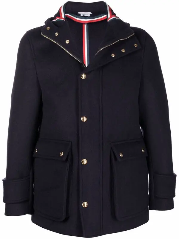 Thom Browne Cashmere Hooded Parka