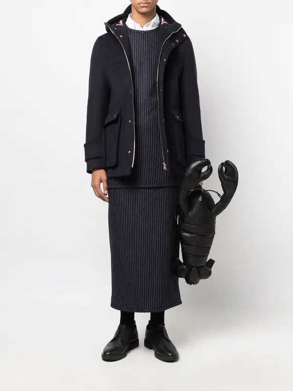 Thom Browne Cashmere Hooded Parka