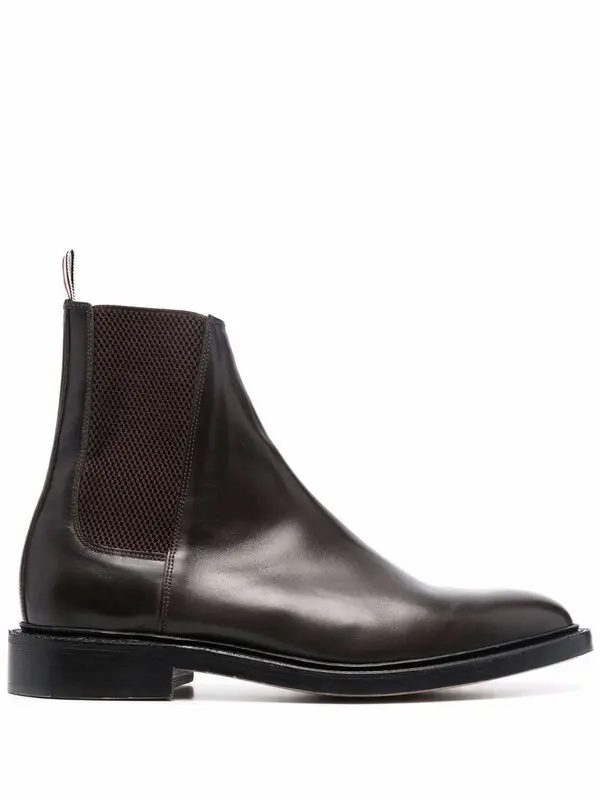 Thom Browne Leather Chelsea Boots