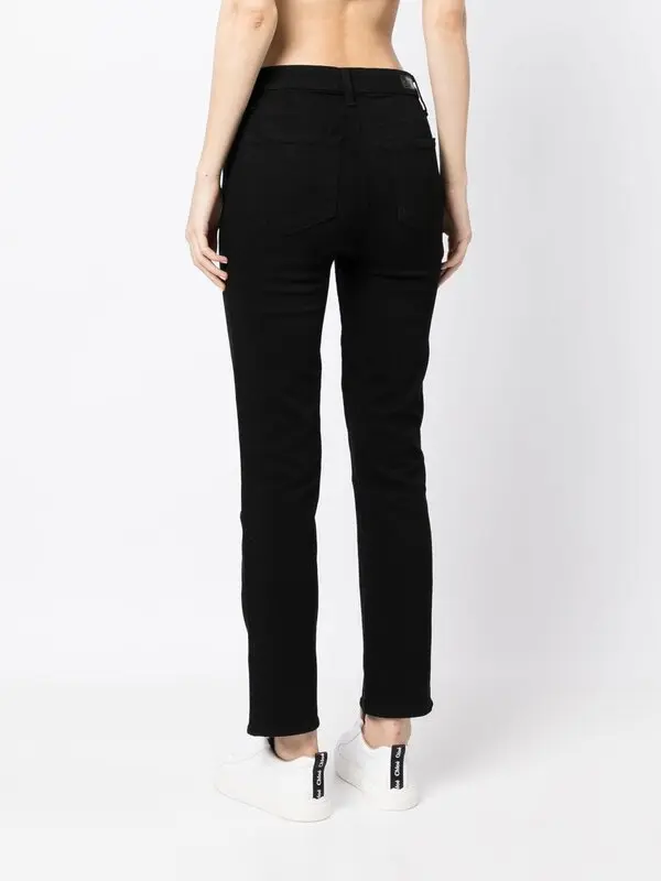 Paige Cindy Straight Leg Jeans - Black