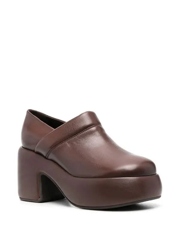 VIC MATIE Chunky Leather Mules