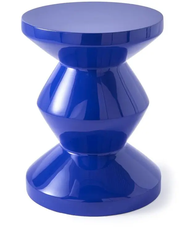 POLSPOTTEN Zig Zag Stool - Blue