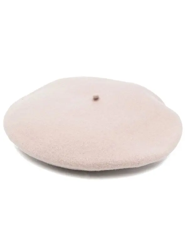 Borsalino Brushed-finish Wool Beret - Neutrals